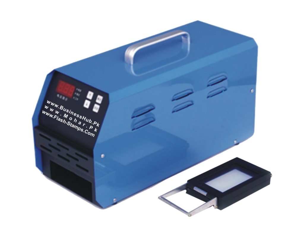 Blue Digital Flash Stamp Machine (Model 3-FT) – BusinessHub.Pk